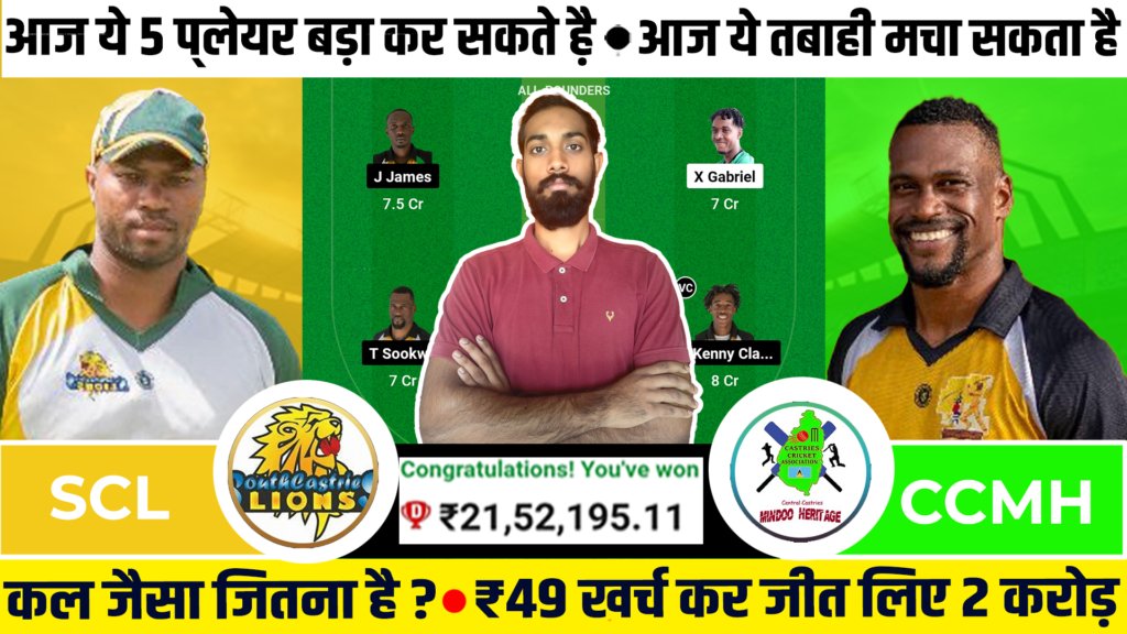 SCL vs CCMH Dream11 Prediction, Pitch Report, Player Stats & Dream Team ...
