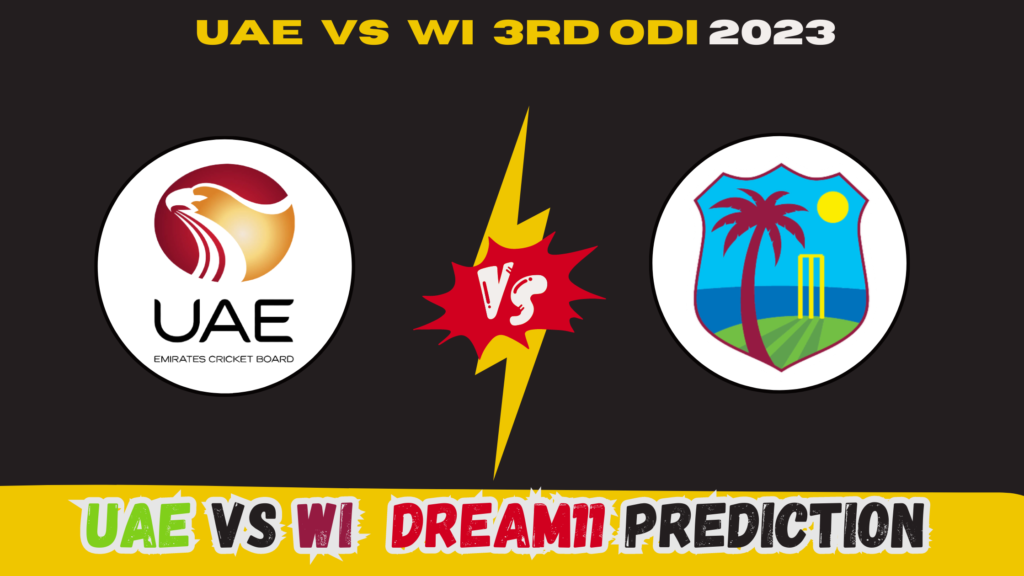 UAE vs WI Dream11 Prediction, Pitch Report, Playing XI, Player Stats ...